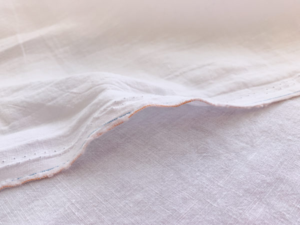 Solid Washed Linen - White - Stonemountain & Daughter Fabrics