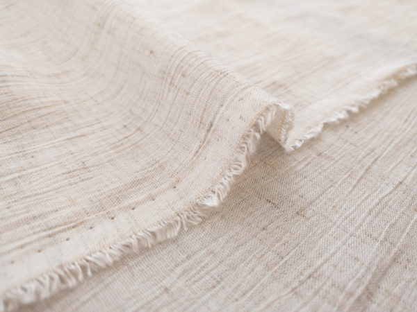 Rayon/Linen Crinkle Gauze - Natural - Stonemountain & Daughter Fabrics