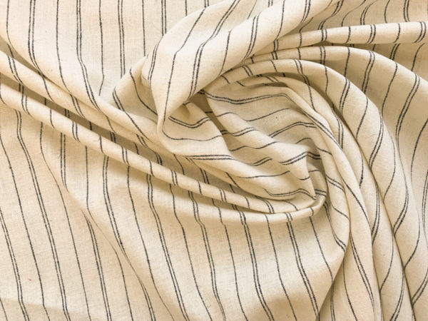 Organic Hemp/Cotton Shirting - Natural Stripe - Stonemountain ...