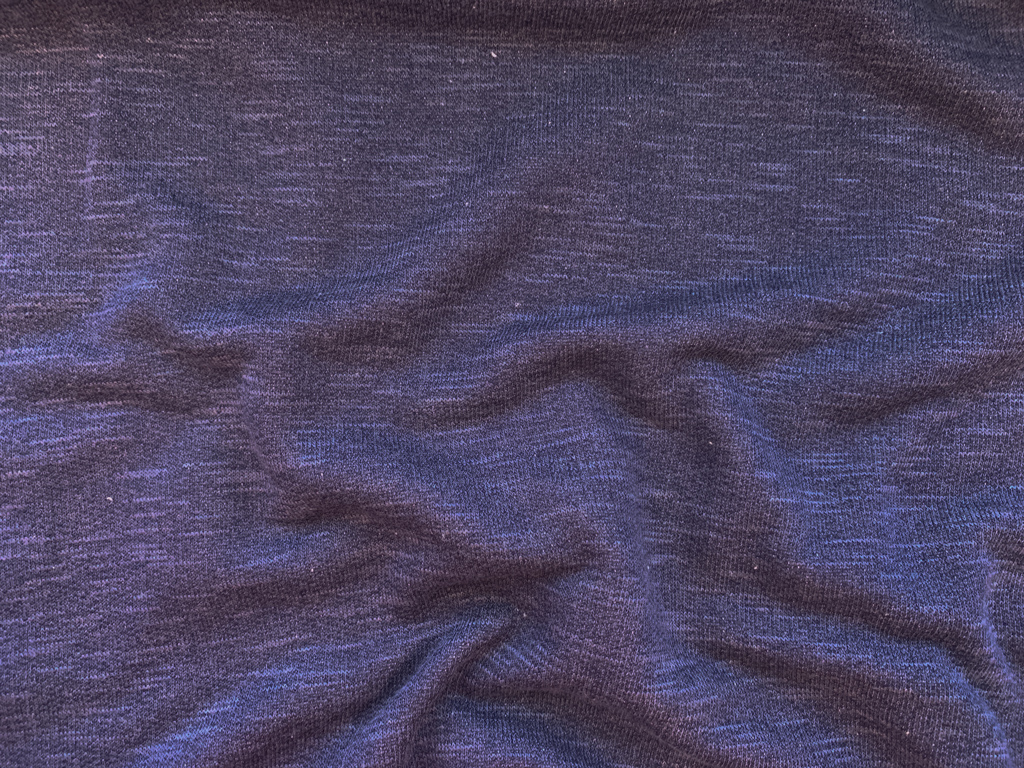 Designer Deadstock - Cotton Slub French Terry - Twilight ...