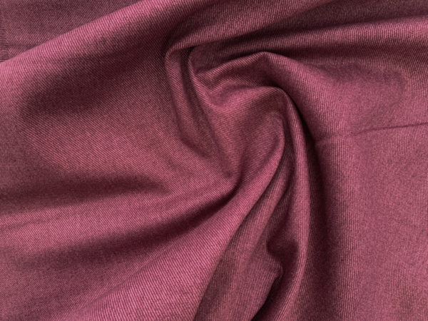 Designer Deadstock - Cotton Denim - Maroon - Stonemountain & Daughter ...