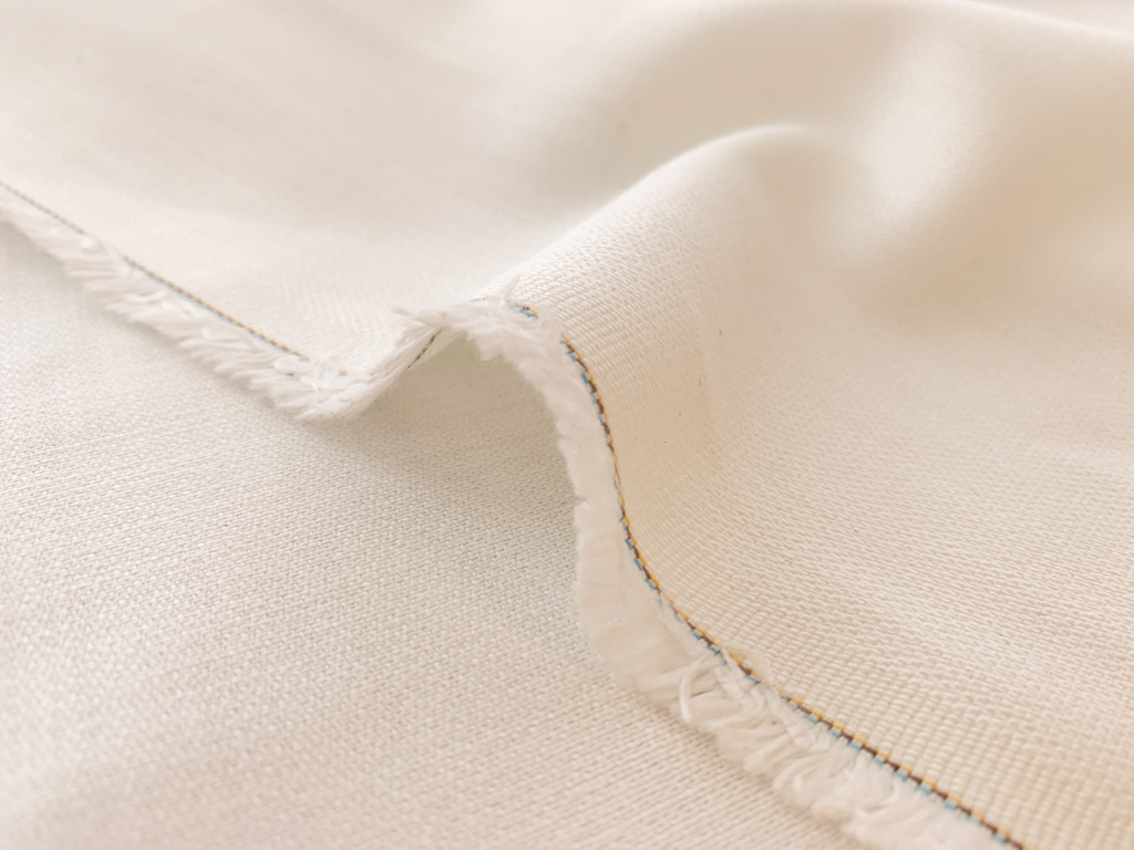 Designer Deadstock - Cotton Denim - White Striations - Stonemountain ...