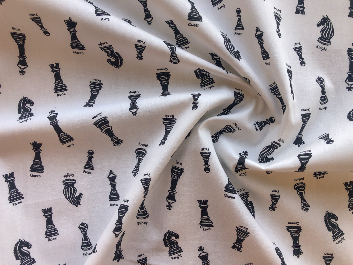 Sevenberry - Cotton Sheeting - Chess Set - Stonemountain & Daughter Fabrics