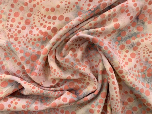 Rayon Batik - Batiks by Mirah - Creative Optics - Blush - Stonemountain ...