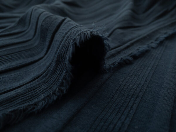 Amour Vert – Cotton/Modal/Spandex Variegated Rib Knit – Navy ...