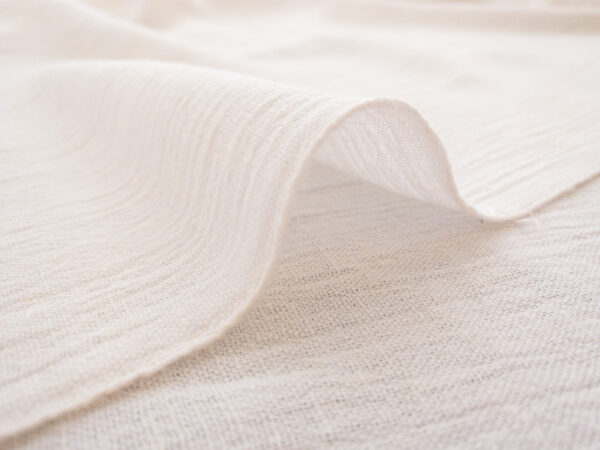 Designer Deadstock – Rayon/Cotton Gauze – White - Stonemountain ...