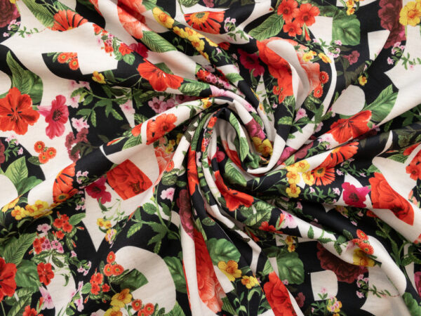 Lady McElroy - Viscose Jersey - Letter Garden - Multi - Stonemountain ...