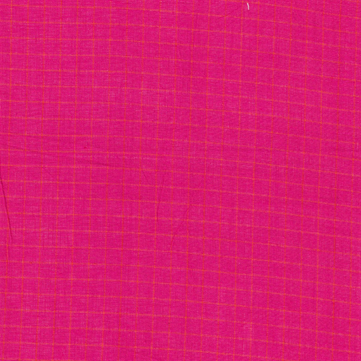 Premium Yarn Dyed Cotton - Mini Windowpane - Magenta/Yellow ...