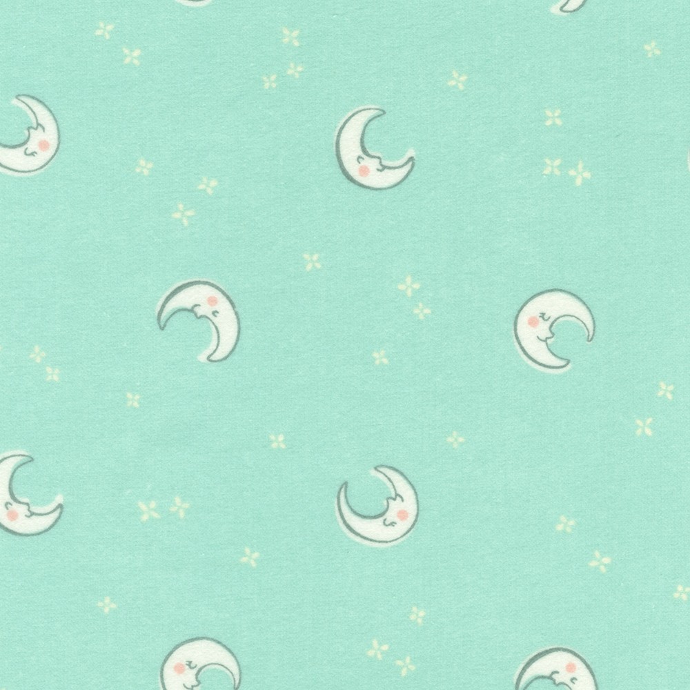 Cotton Flannel - Over the Moon - Moons - Spring - Stonemountain ...
