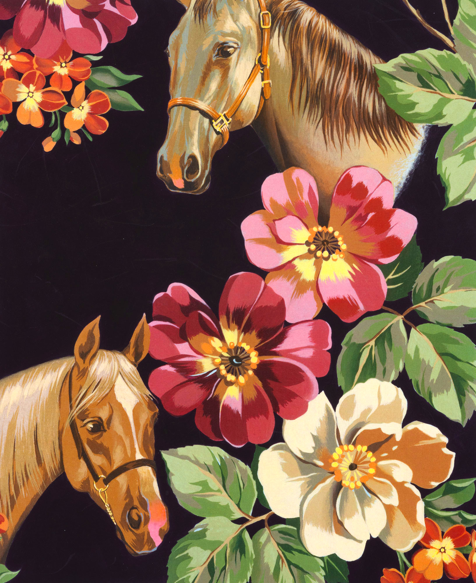 Quilting Cotton - Alexander Henry - Blossom Stables - Plum ...