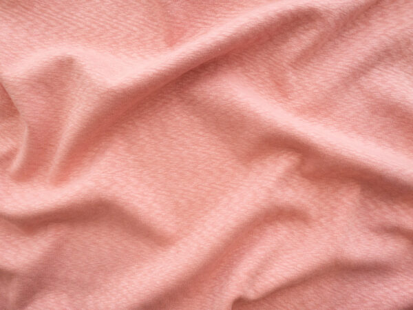 Mind the Maker - Cotton/Lycra Textured Interlock Knit – Sweet Peach ...