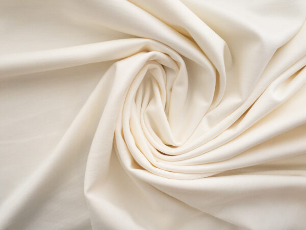 Viscose/Nylon Ponte De Roma – Vanilla - Stonemountain & Daughter Fabrics