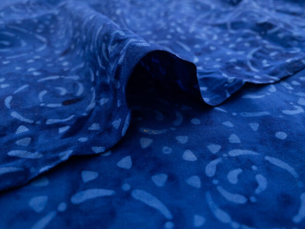 Rayon Batik - Batiks by Mirah - Blue Rock - Whirlpool - Blue ...