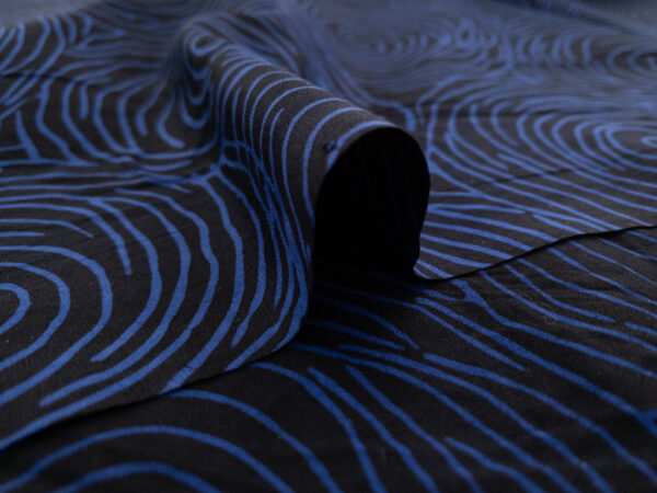 Cotton Batik - Batiks by Mirah - Rough Circles - Navy - Stonemountain ...