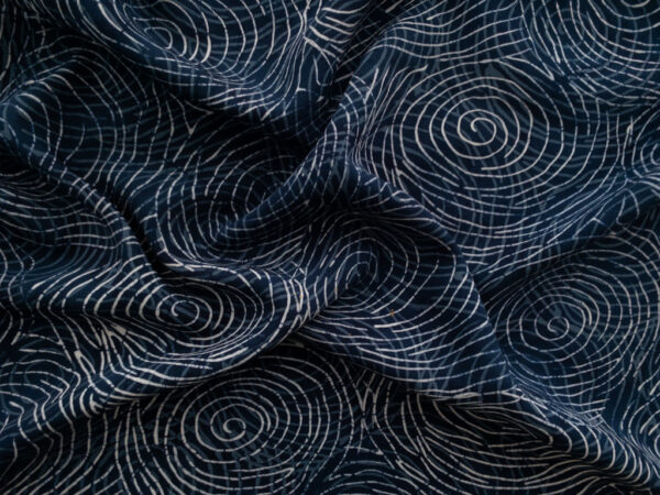 Rayon Batik - Batiks by Mirah - Rough Circles - Black - Stonemountain ...