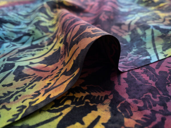 Cotton Batik – Batiks by Mirah – Feathers – Rainbow - Stonemountain ...
