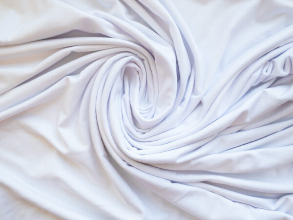 Softique Rayon/Spandex Jersey - White - Stonemountain & Daughter Fabrics