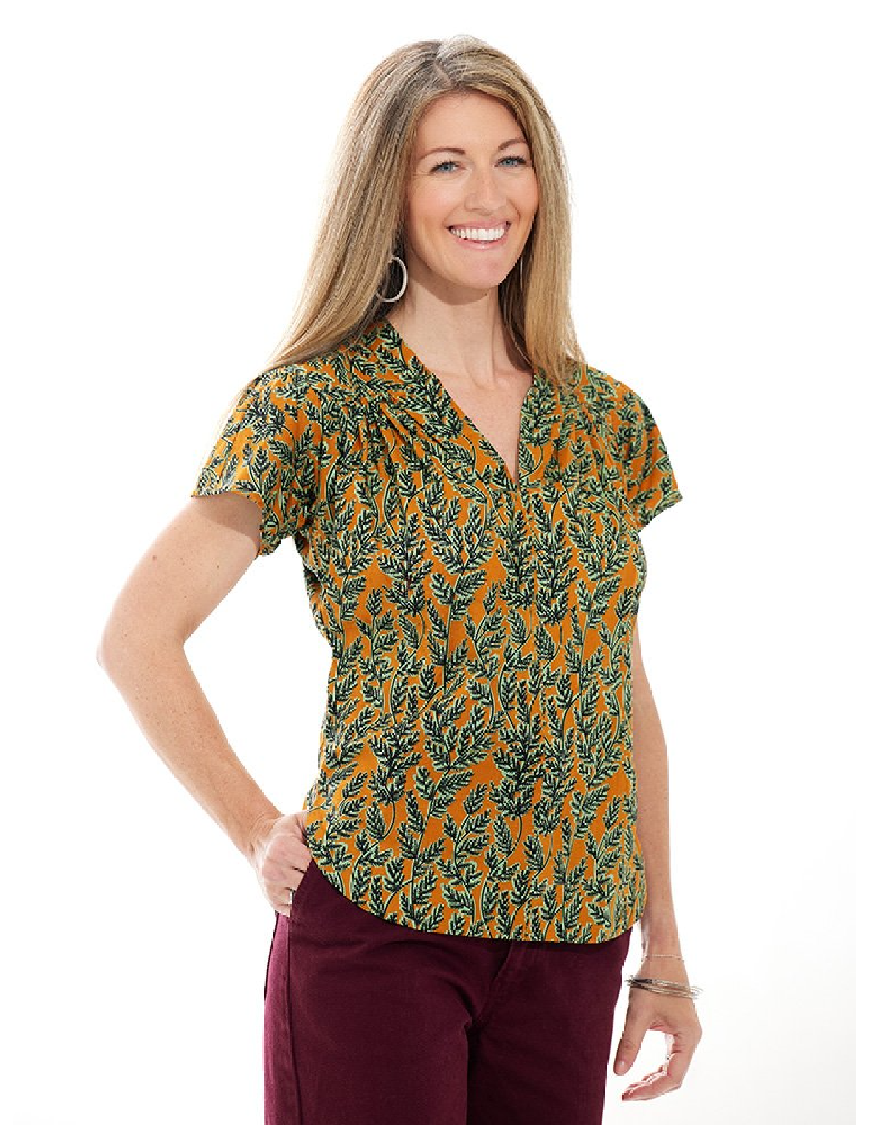 Ann Tilley Handmade Endless Summer Shirt - Stonemountain & Daughter Fabrics