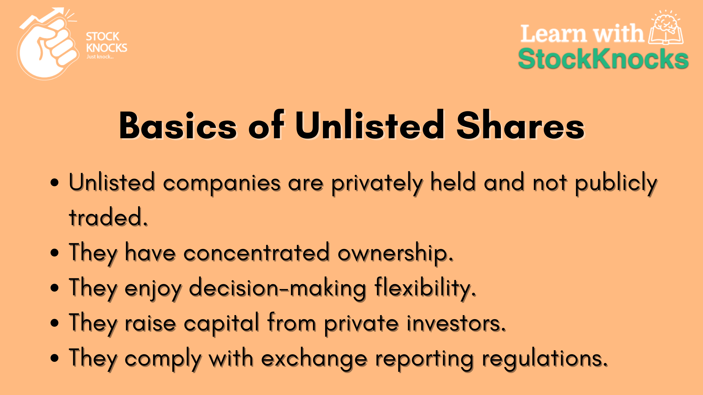 Guide To Basics of Unlisted Shares in India | Stock Knocks