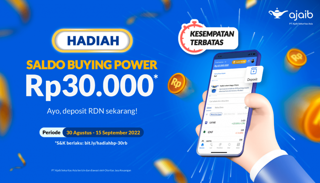 Kesempatan Terbatas! Segera Lakukan Deposit RDN dan Ambil Hadiah Saldo ... Kesempatan Terbatas! Segera Lakukan Deposit RDN dan Ambil Hadiah Saldo ...