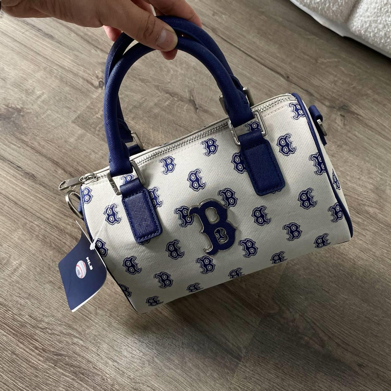 Minhshop.vn - Túi MLB Classic Monogram Jacquard Boston Bag Boston Red ...