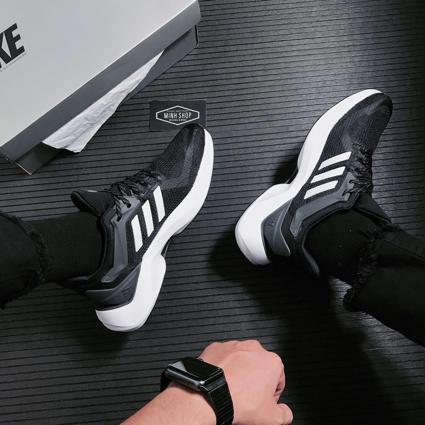 Minhshop.vn - Giày Adidas ALPHATORSION 2.0 Black White [GZ8738]