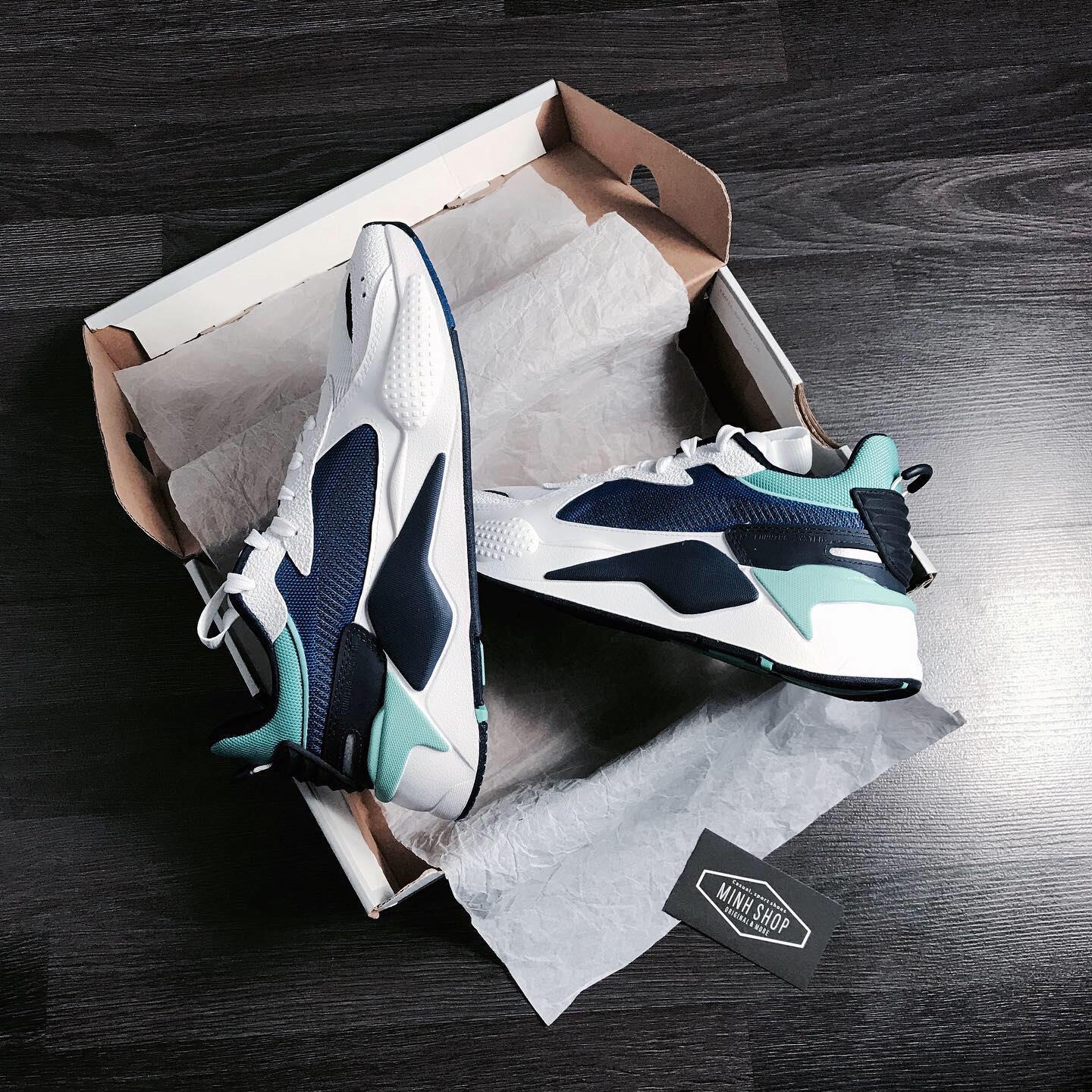 Minhshop.vn - Giày Puma RS-X Hard Drive Puma White/Galaxy Blue [369818 ...