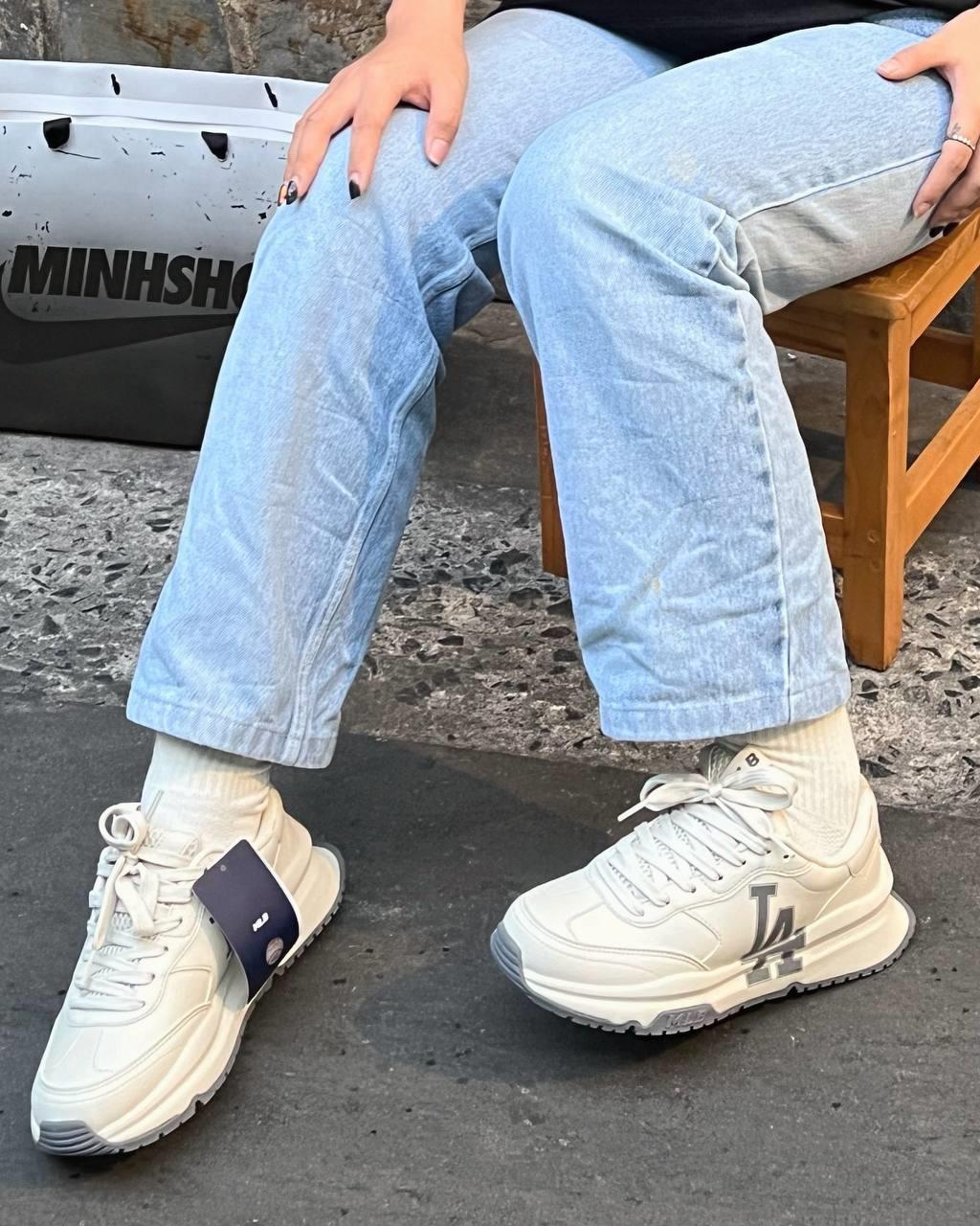 Minhshop.vn - Giày MLB Chunky Runner BASIC LA DODGERS 'GREY ...