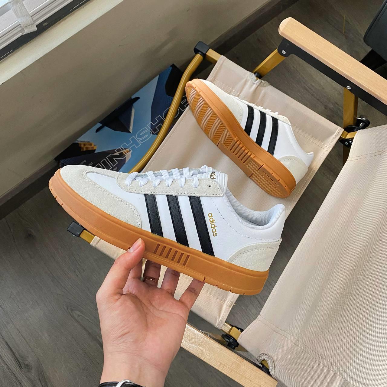Minhshop.vn - Giày Adidas NEO GRADAS WHITE GRAY BLACK GUM [FW3378] [O]