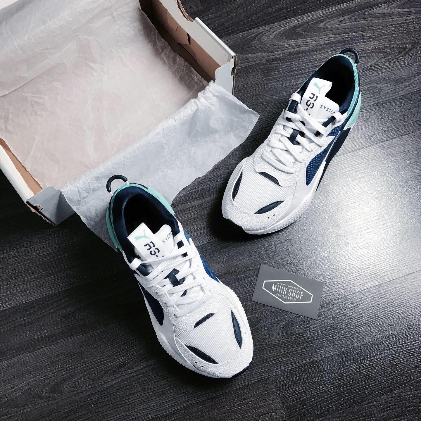 Minhshop.vn - Giày Puma RS-X Hard Drive Puma White/Galaxy Blue [369818 ...