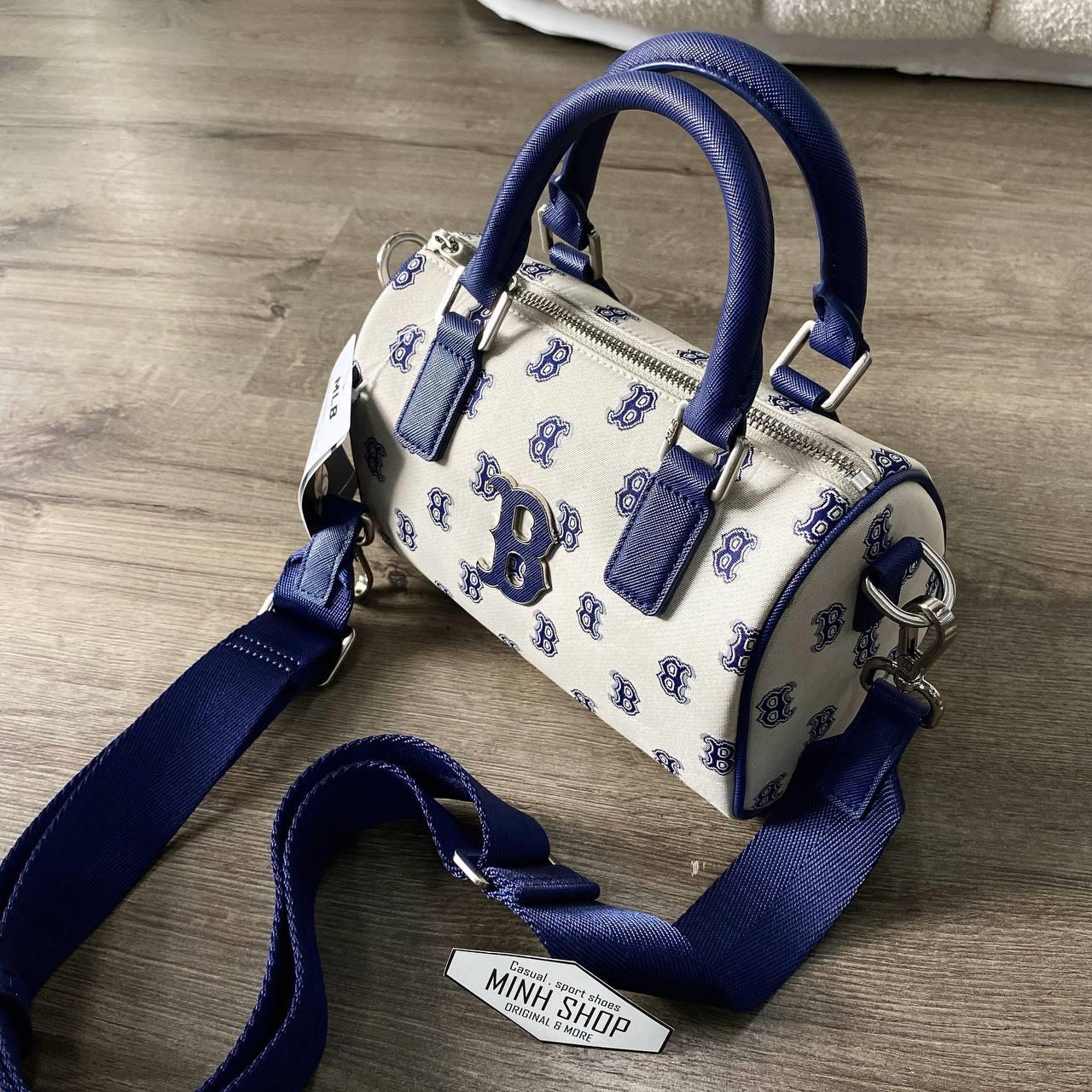 Minhshop.vn - Túi MLB Classic Monogram Jacquard Boston Bag Boston Red ...