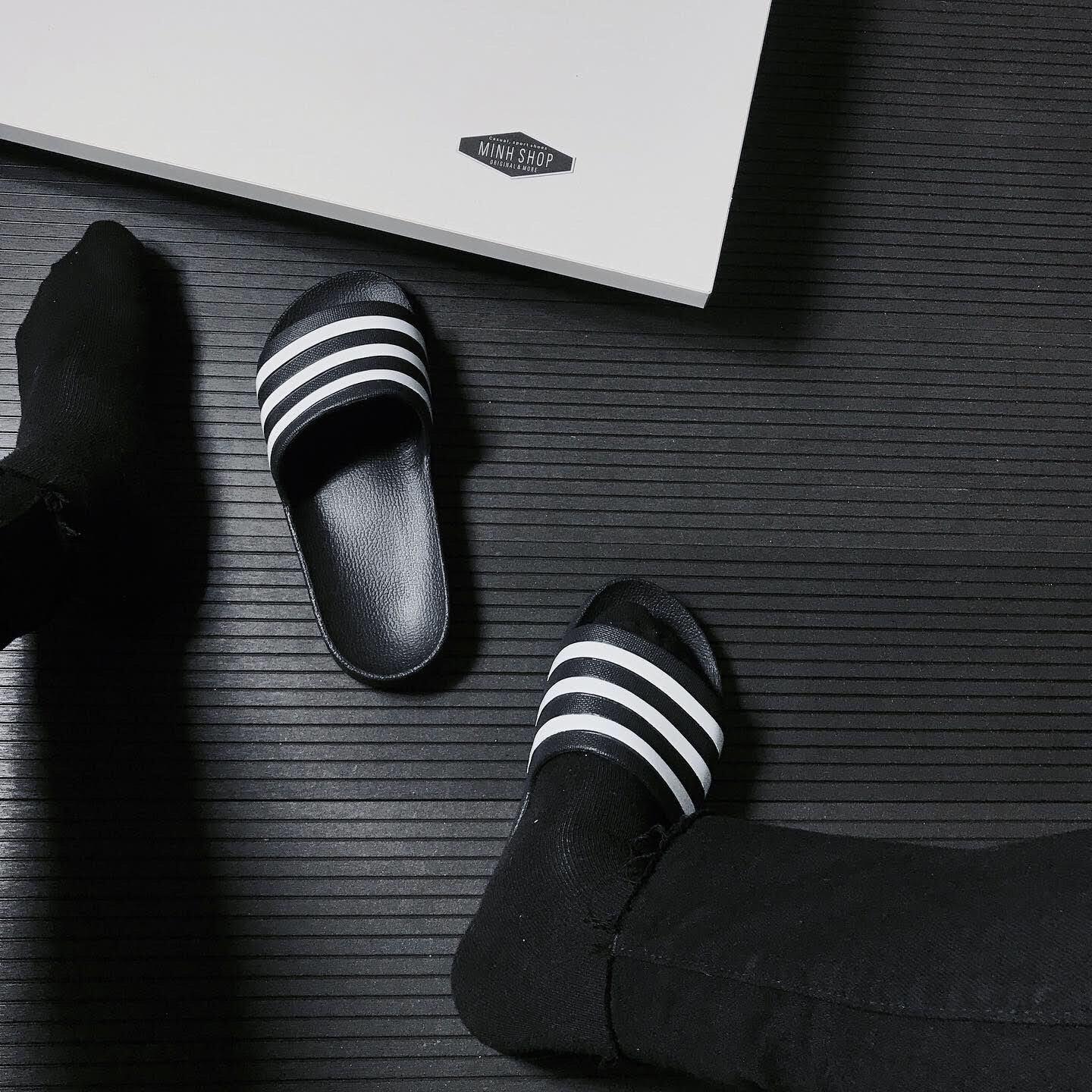 Minhshop.vn - CHỐNG NƯỚC 💦 💦 Dép Adidas Adilette Aqua Slides Black ...