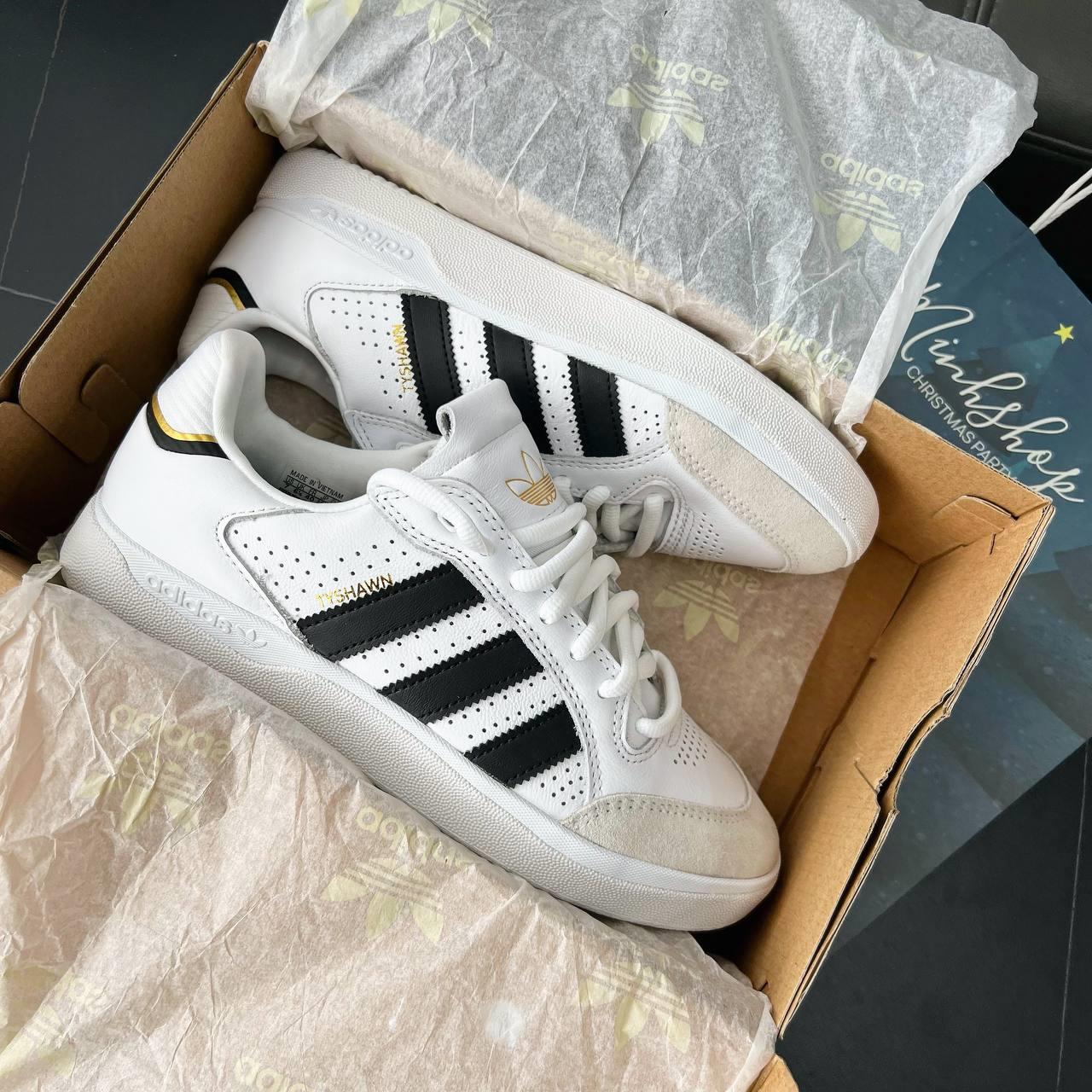 Minhshop.vn - Giày Adidas Tyshawn Low White [HQ2003]