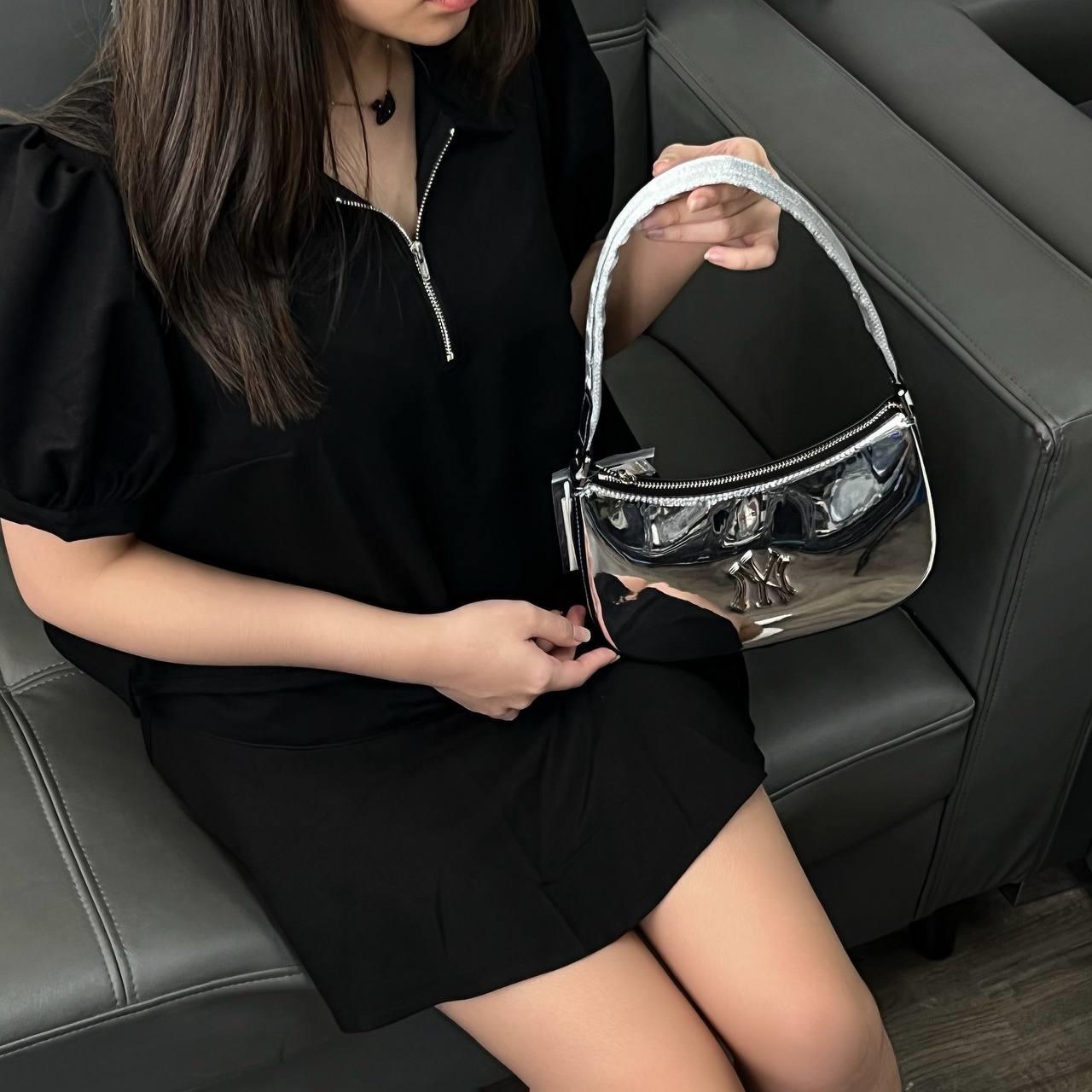 Minhshop.vn - Túi MLB Hobo Bag New York Yankees ' Silver ' [ 3ABQS124N ...