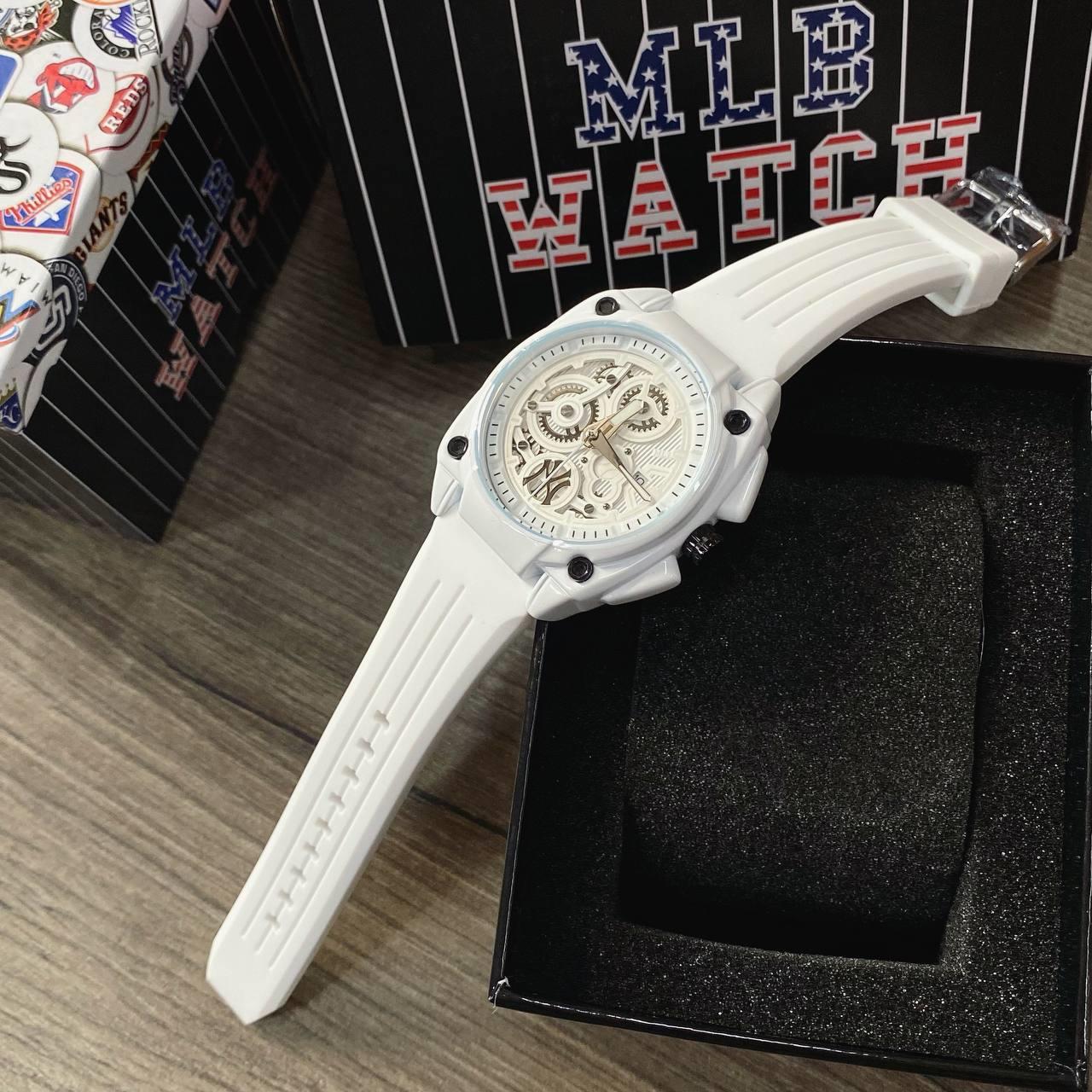 Minhshop.vn - Đồng Hồ MLB baseball White Watch [MLB-NY22061-WP8]