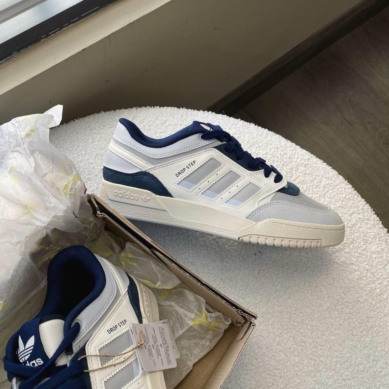 Minhshop.vn - Giày Adidas Drop Step Low Off White Halo Blue [HQ7119]