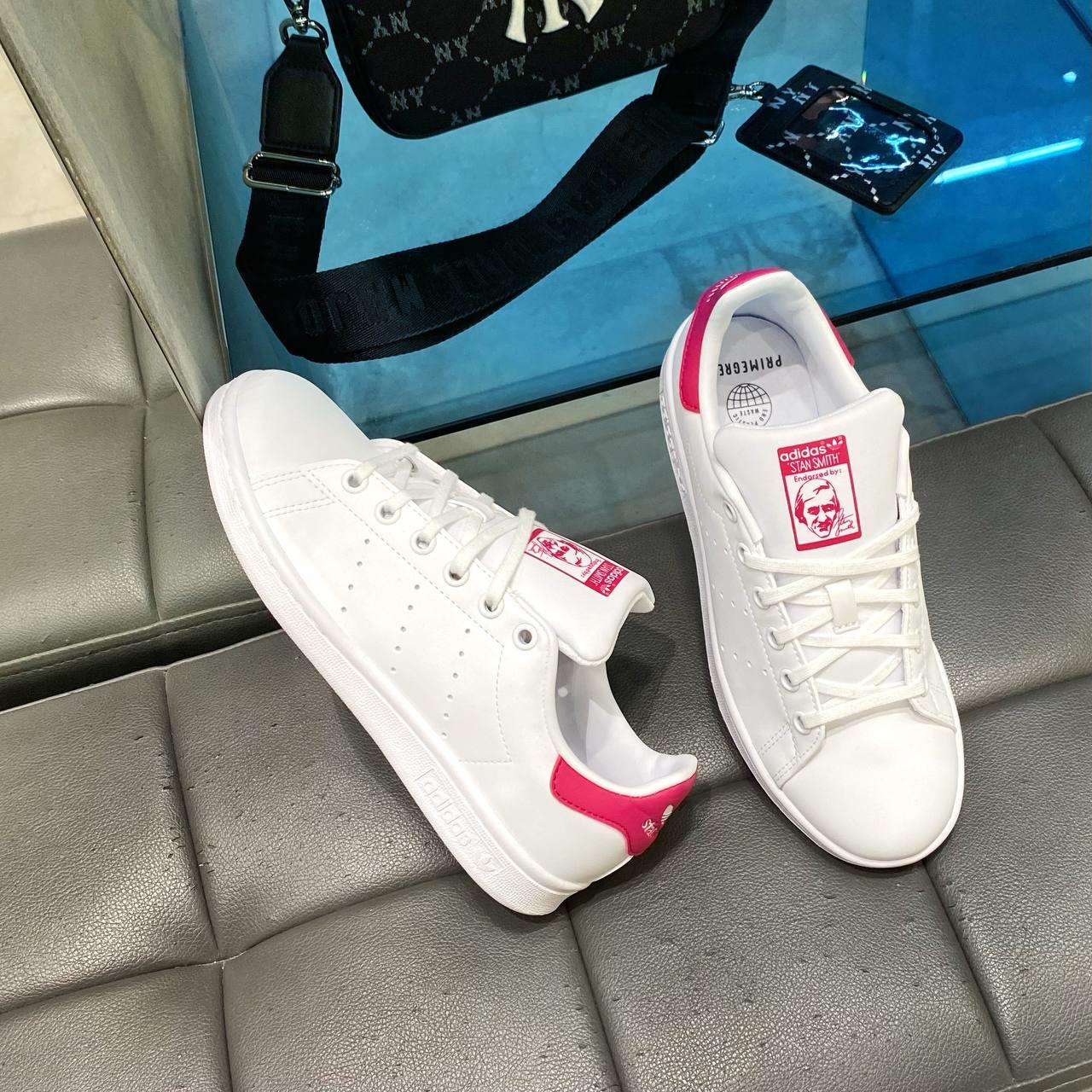 Minhshop.vn - Giày Adidas Stan Smith Cloud White / Bold Pink [FX7522]