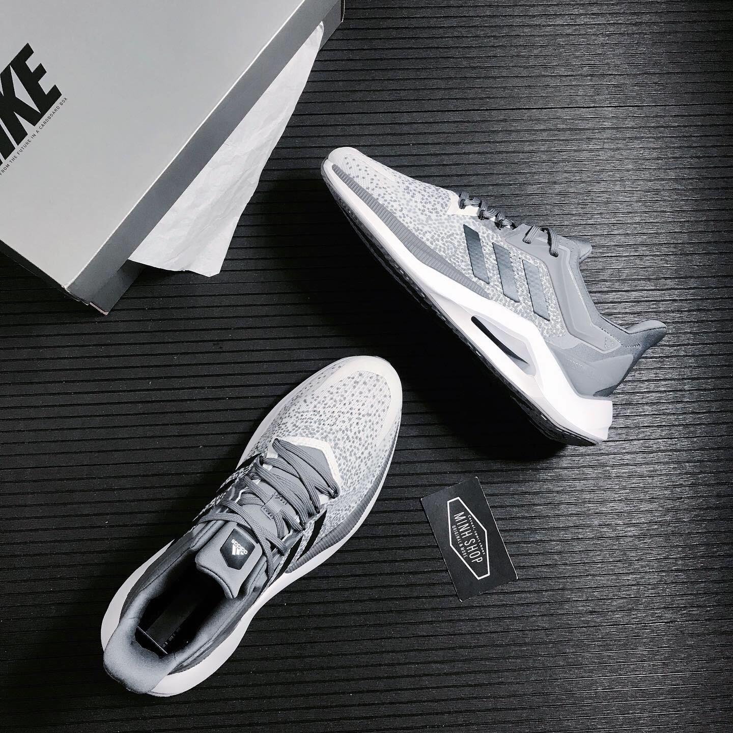 Minhshop.vn - -9XX Giày Adidas ALPHATORSION 2.0 Grey White [GZ8742]