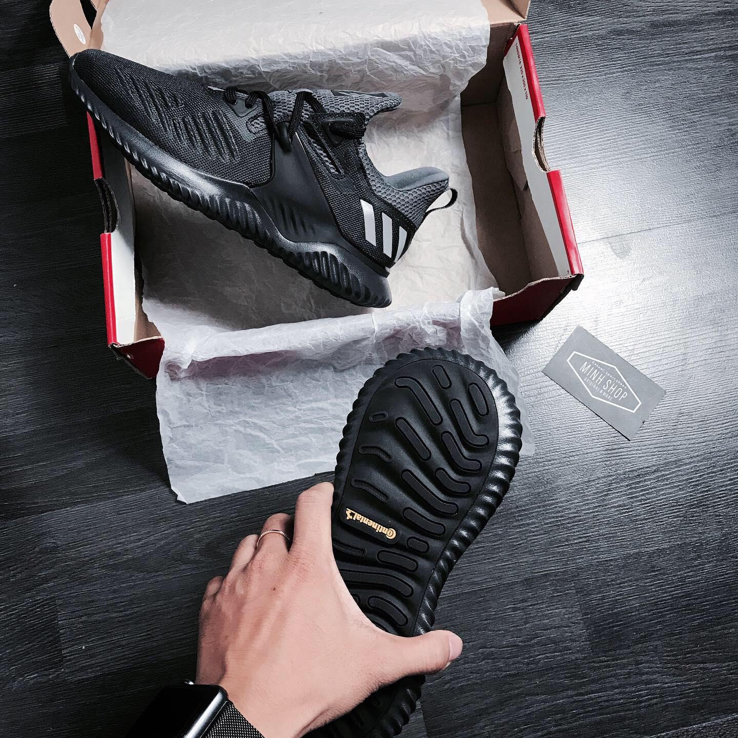 Minhshop.vn - Giày Adidas Alpha bounce Beyond 2 M 'Core Black' [BB7568]