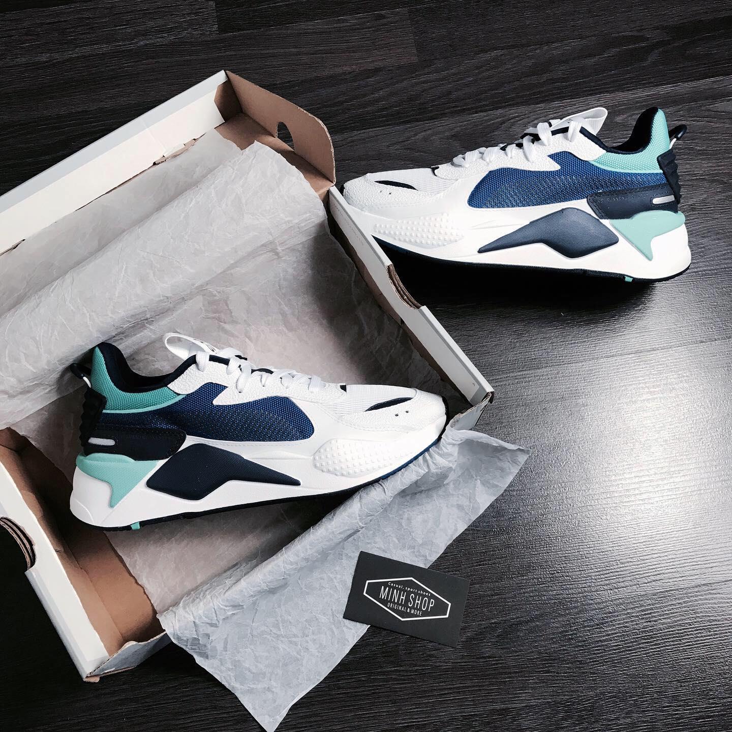 Minhshop.vn - Giày Puma RS-X Hard Drive Puma White/Galaxy Blue [369818 ...