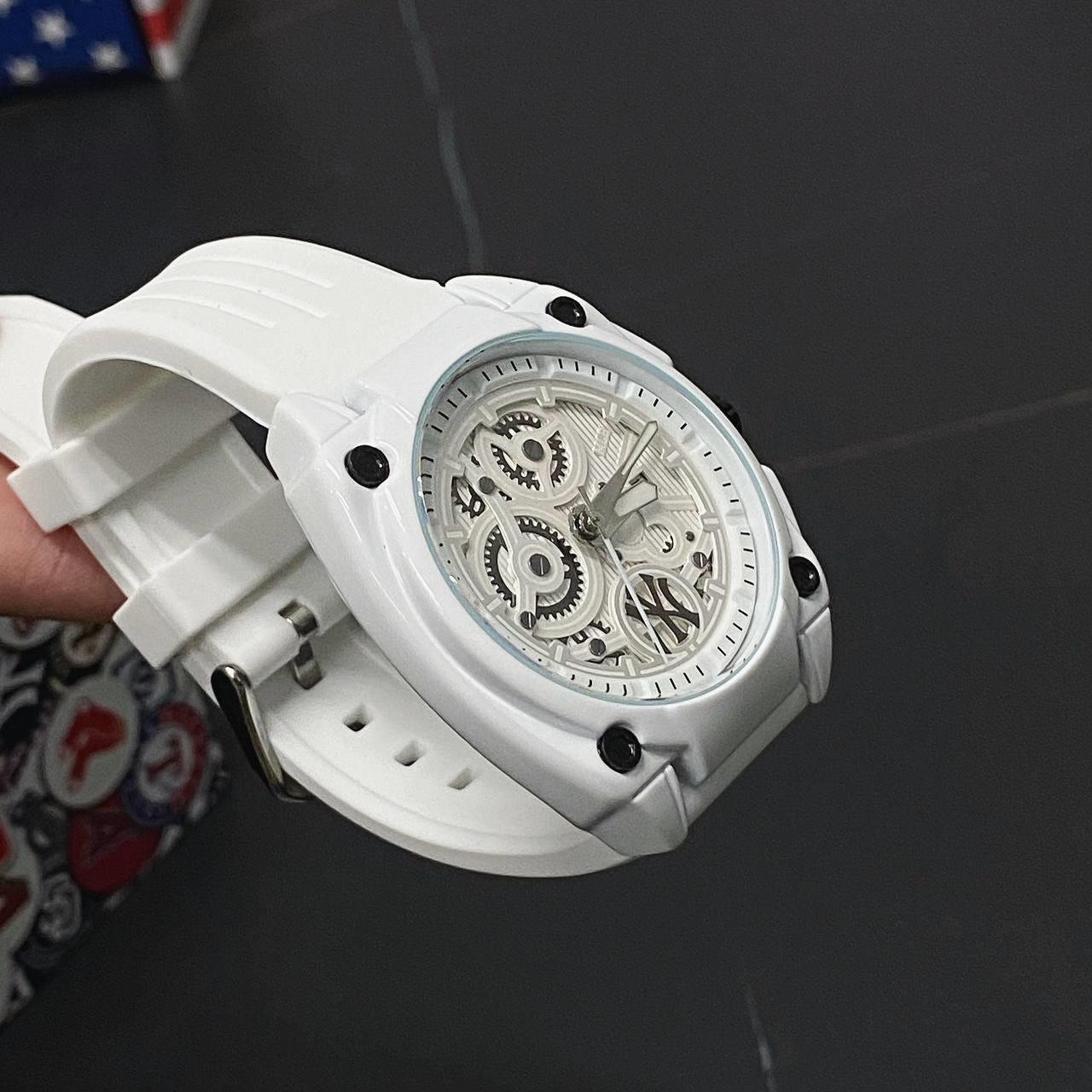 Minhshop.vn - Đồng Hồ MLB baseball White Watch [MLB-NY22061-WP8]