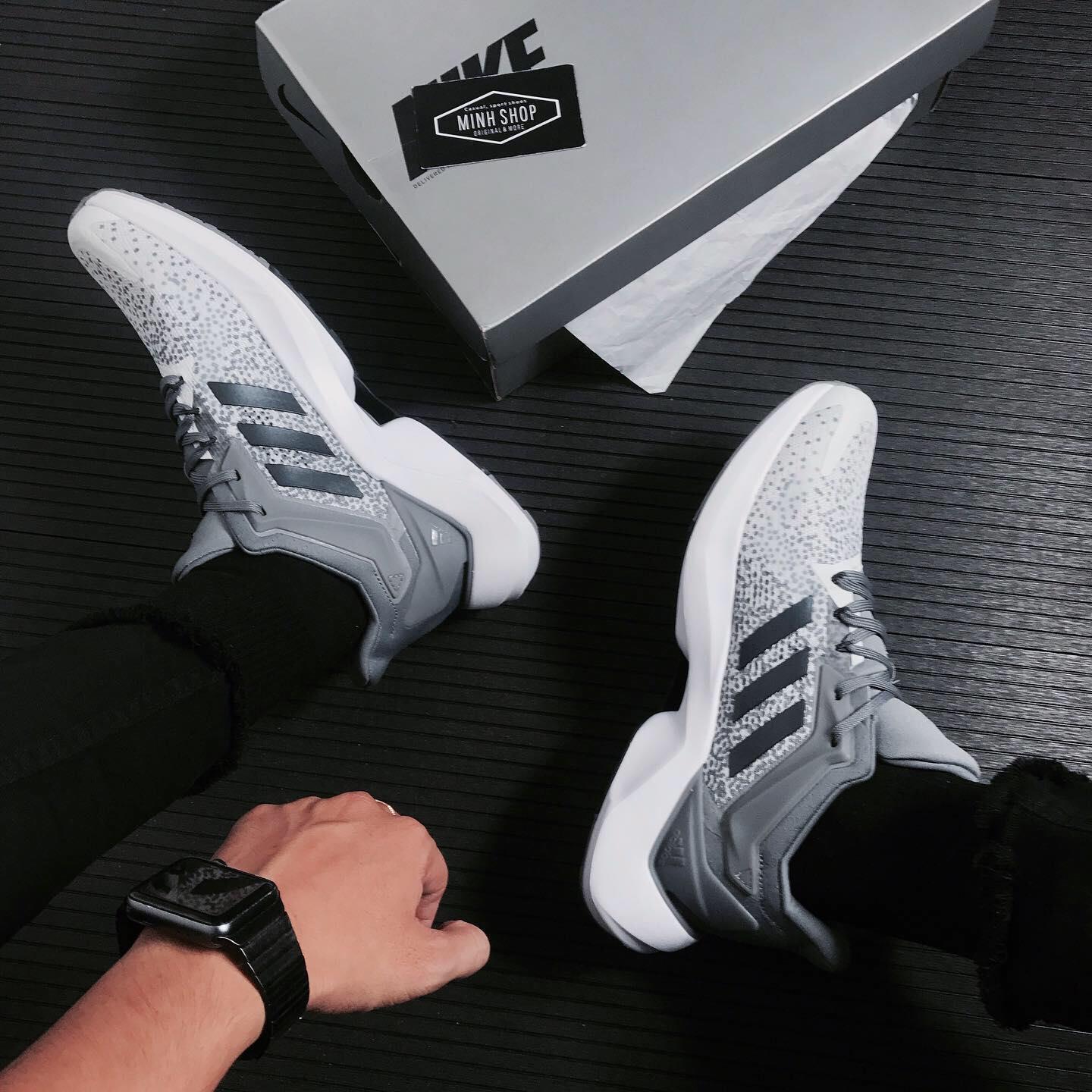 Minhshop.vn - -9XX Giày Adidas ALPHATORSION 2.0 Grey White [GZ8742]