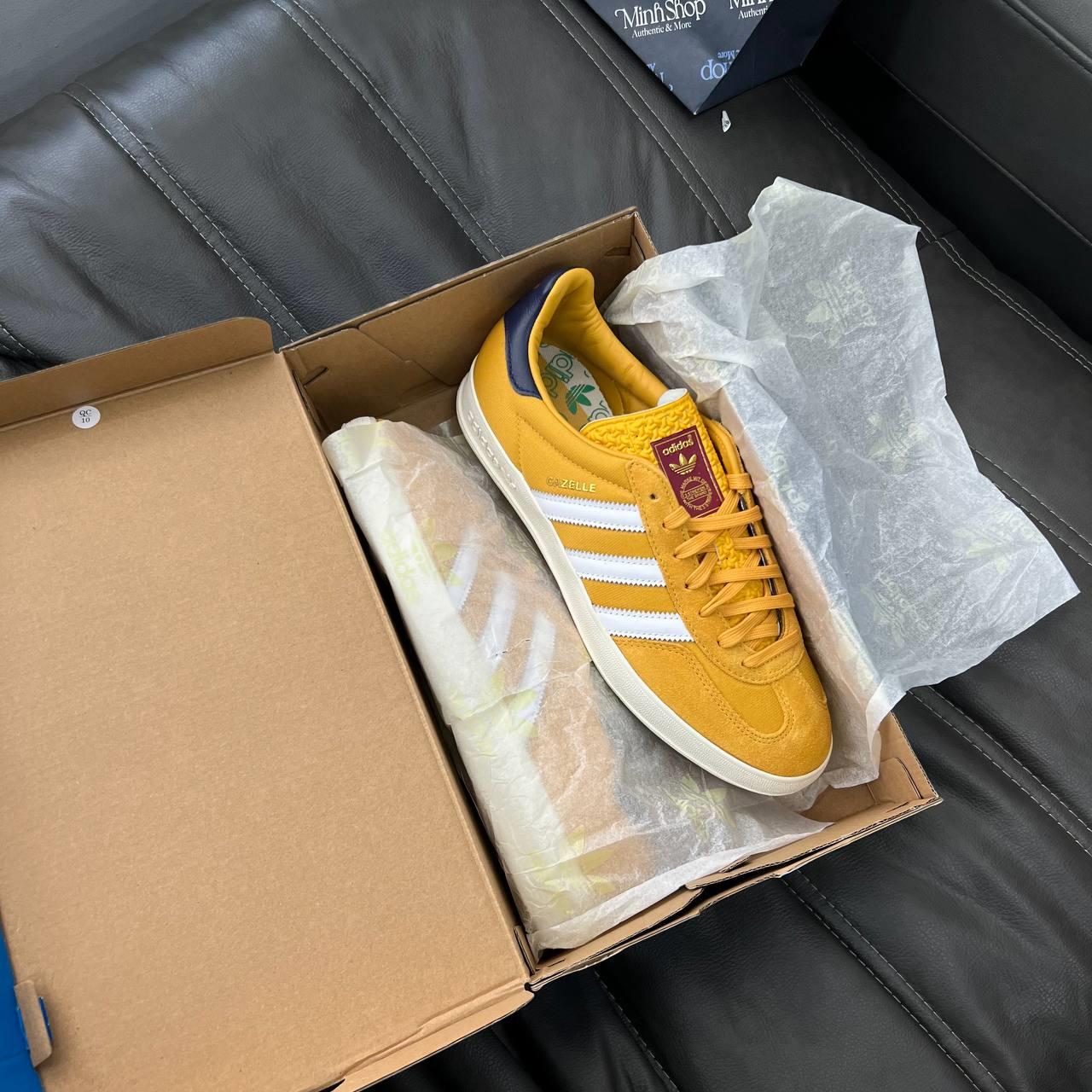 Minhshop.vn - Giày Adidas Originals Gazelle 'Yellow White Black' [IE0540]