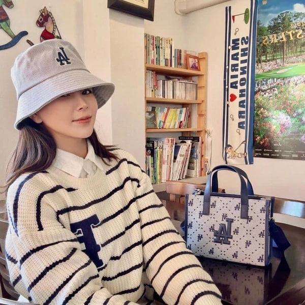 Minhshop.vn - Túi MLB Big Diamond Monogram Jacquard Small Tote Bag LA ...