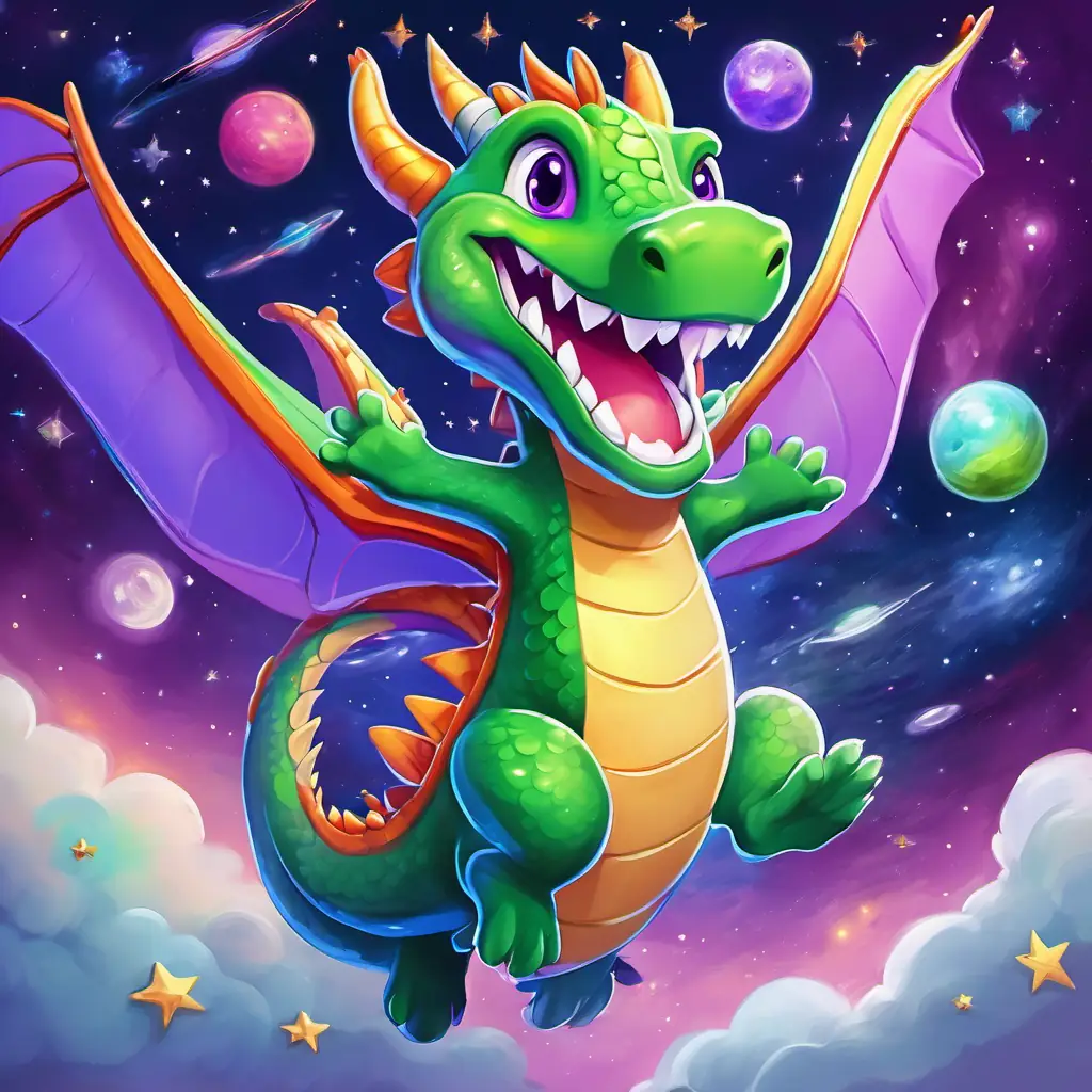 Dylan the Dragon's Space Adventure