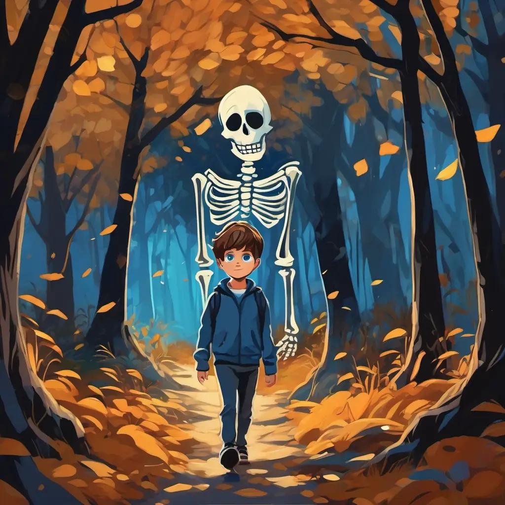 Filippo and the Skeleton Mask
