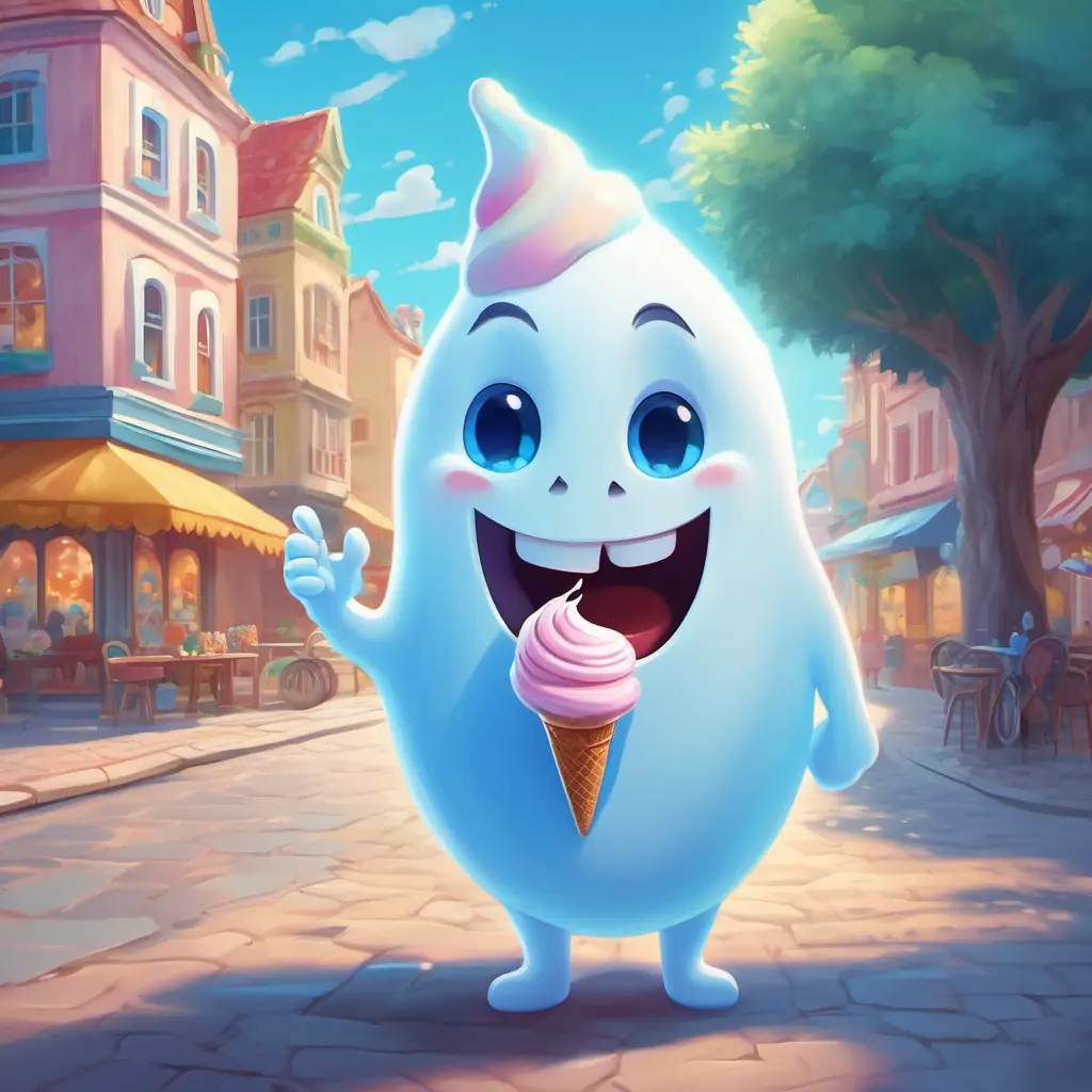Bedtime Story | The Friendly Ghost and the Ice Cream Adventure