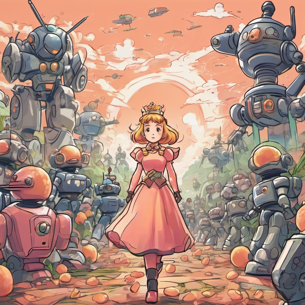 Bedtime Story | Princess Peach Fights Robots in Pink Castle