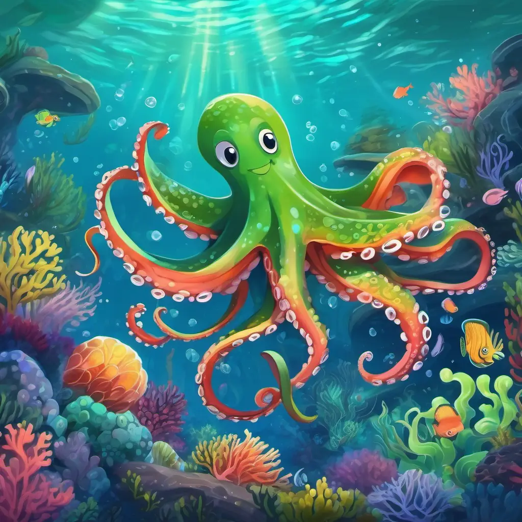 Bedtime Story | The Adventures of Greenie the Dancing Octopus