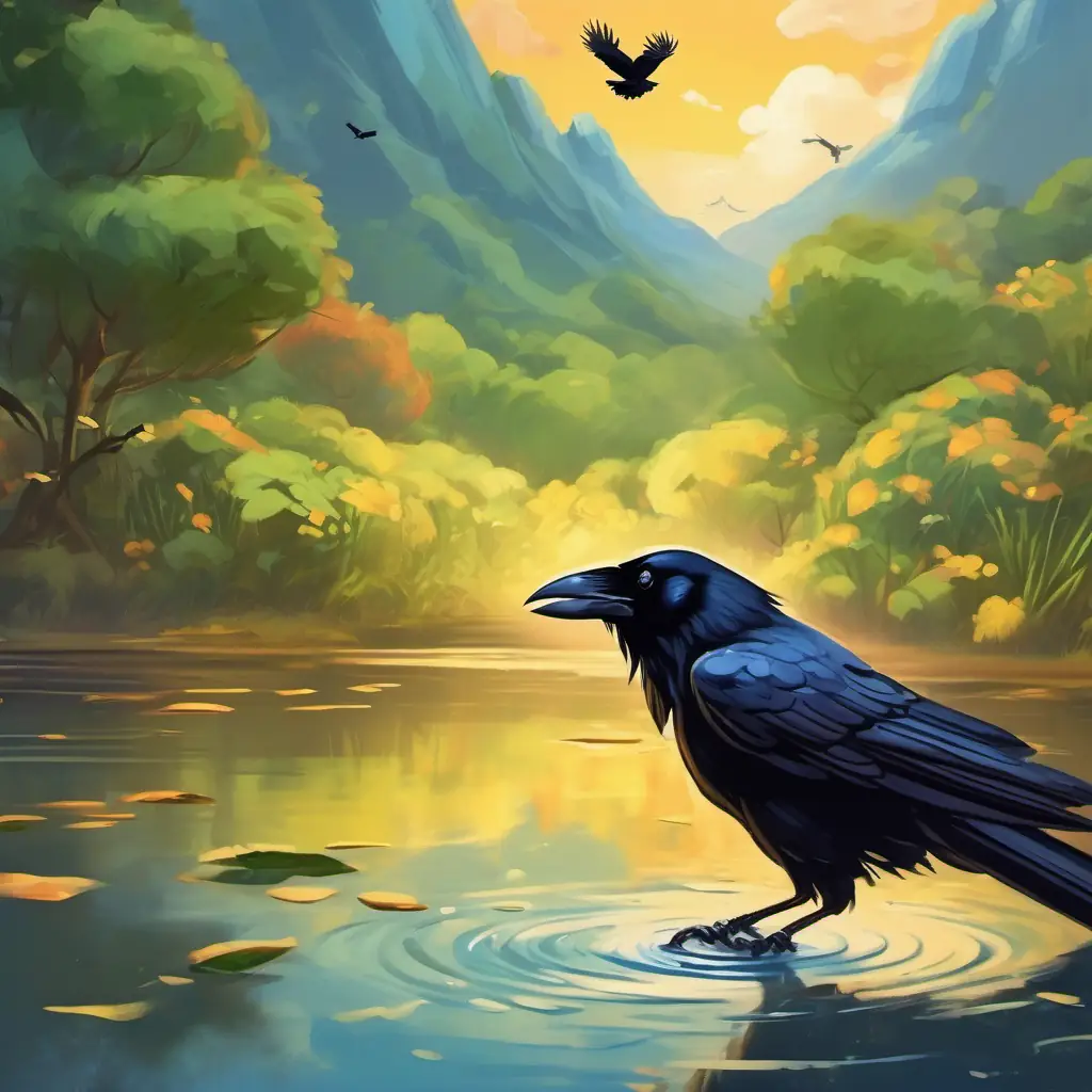 Bedtime Story | The Clever Crow and the Thirsty Valley